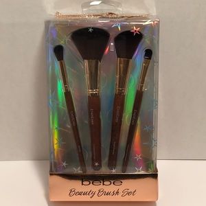 bebe | Makeup | Bebe Make Up Brush Set 4 Pcs | Poshmark